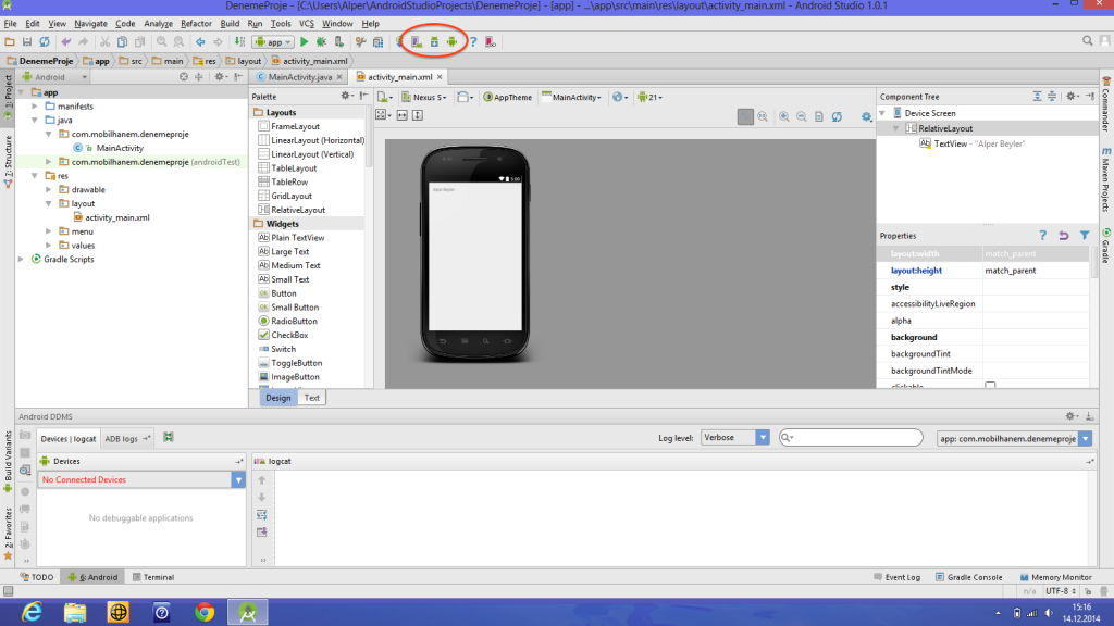 Android Studio IDE Kurulumu ve Yeni Proje Açma (Resimli)