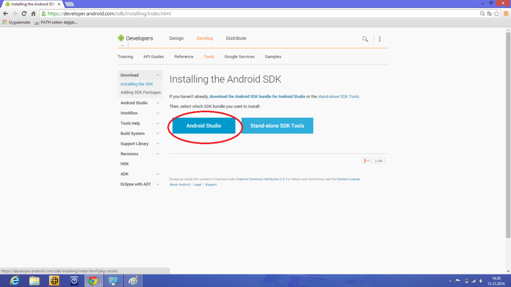 Android Studio IDE Kurulumu ve Yeni Proje Açma (Resimli)