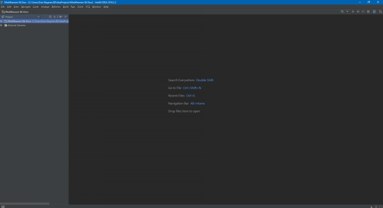Temel Java Dersleri - Intellij IDEA ile İlk Java Programı - Mobilhanem