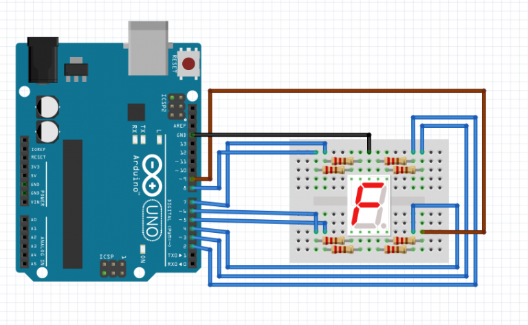 Arduino Dersleri – SSD ( 7 Parçalı Gösterge ) - Mobilhanem