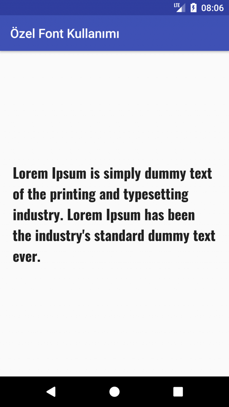 Android XML Font Kullanımı (Android Oreo) | Mobilhanem