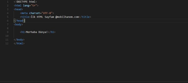 HTML ve CSS nedir? Neden Kullanılırız? | Mobilhanem