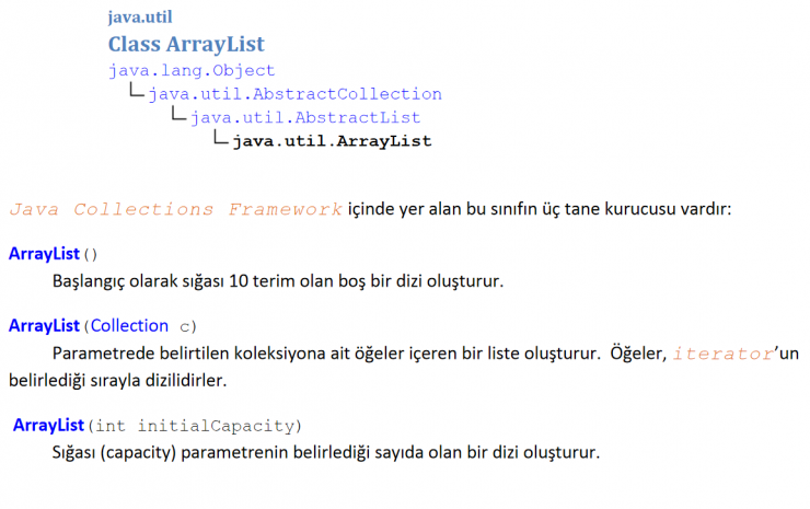 ArrayList Nedir | Java ArrayList Nedir ve Nasıl Kullanılır